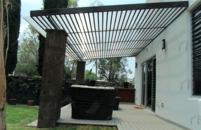 Techos Residenciales de Querétaro - Columna Cantera